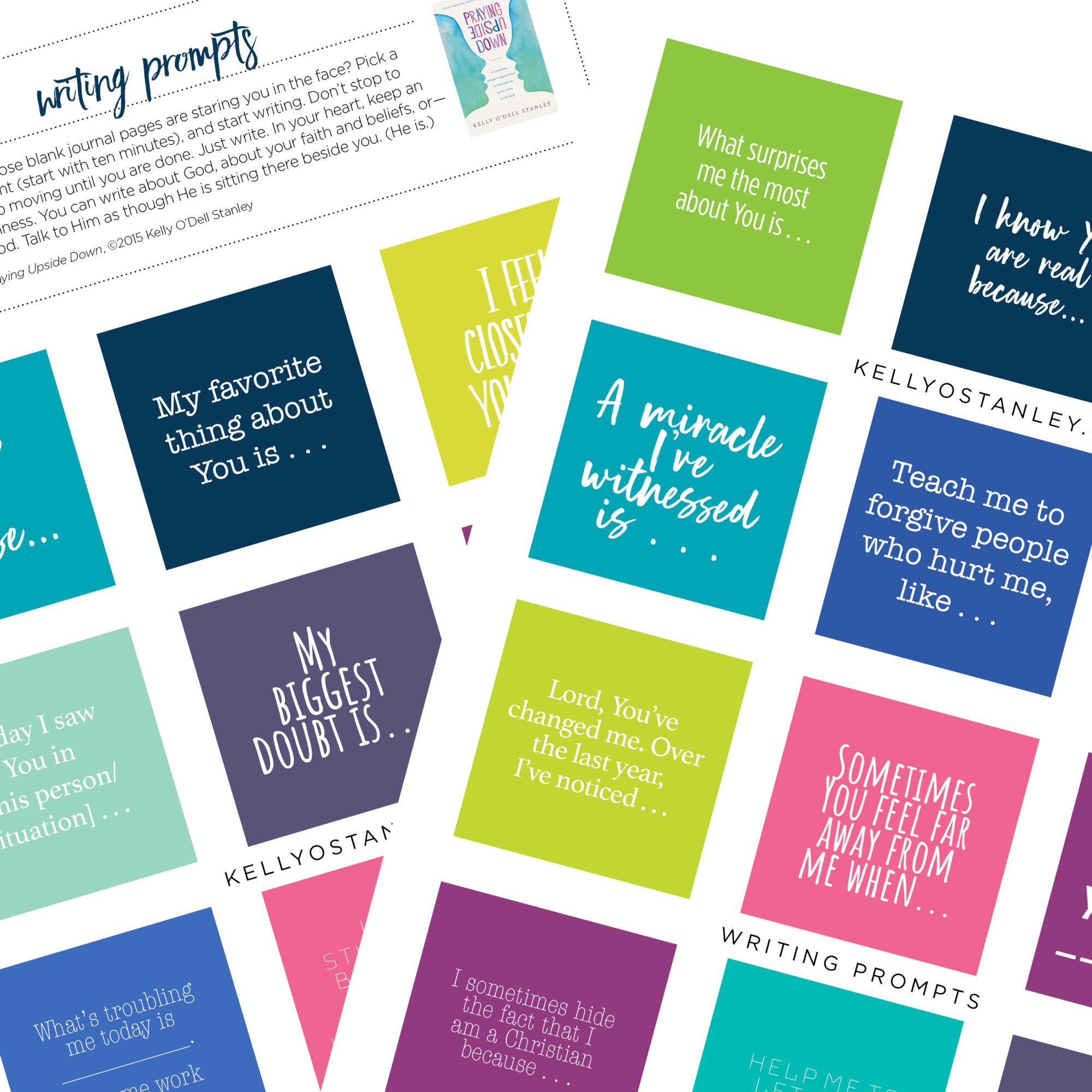 WRITING PROMPTS stickers - Kelly O'Dell Stanley Kelly O'Dell Stanley