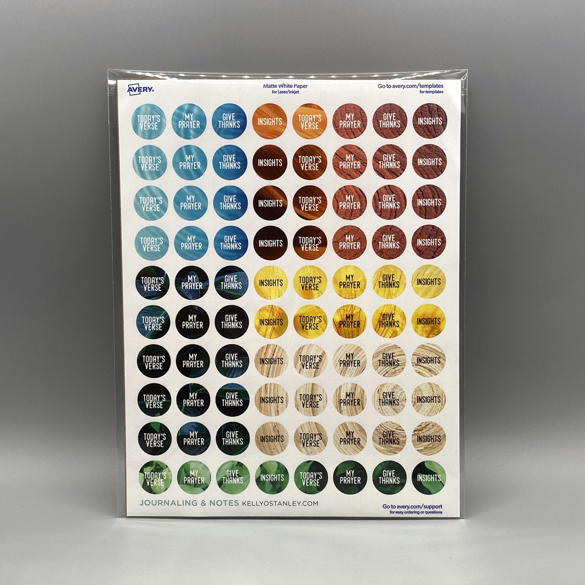 Journaling & Note Sticker Set - Kelly O'Dell Stanley Kelly O'Dell Stanley