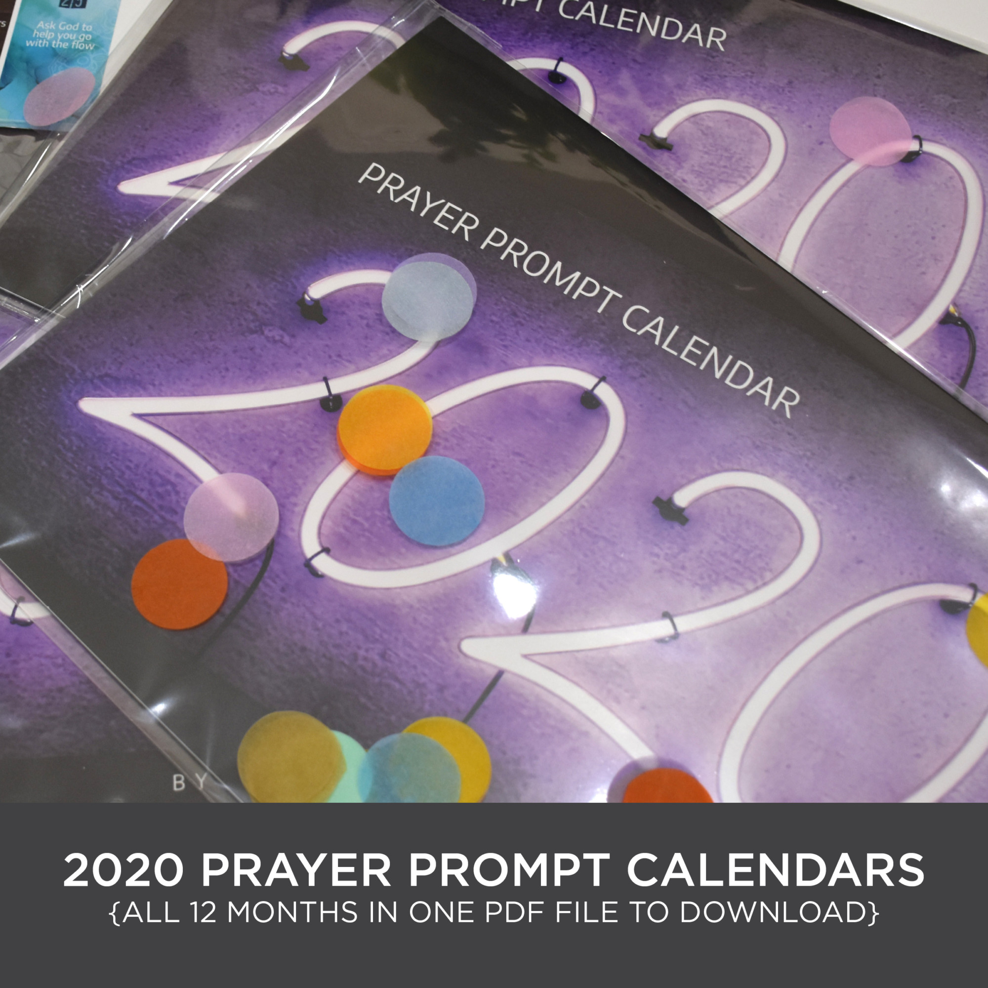 2020 Prayer Prompt Calendars [digital download] - Kelly O'Dell Stanley ...