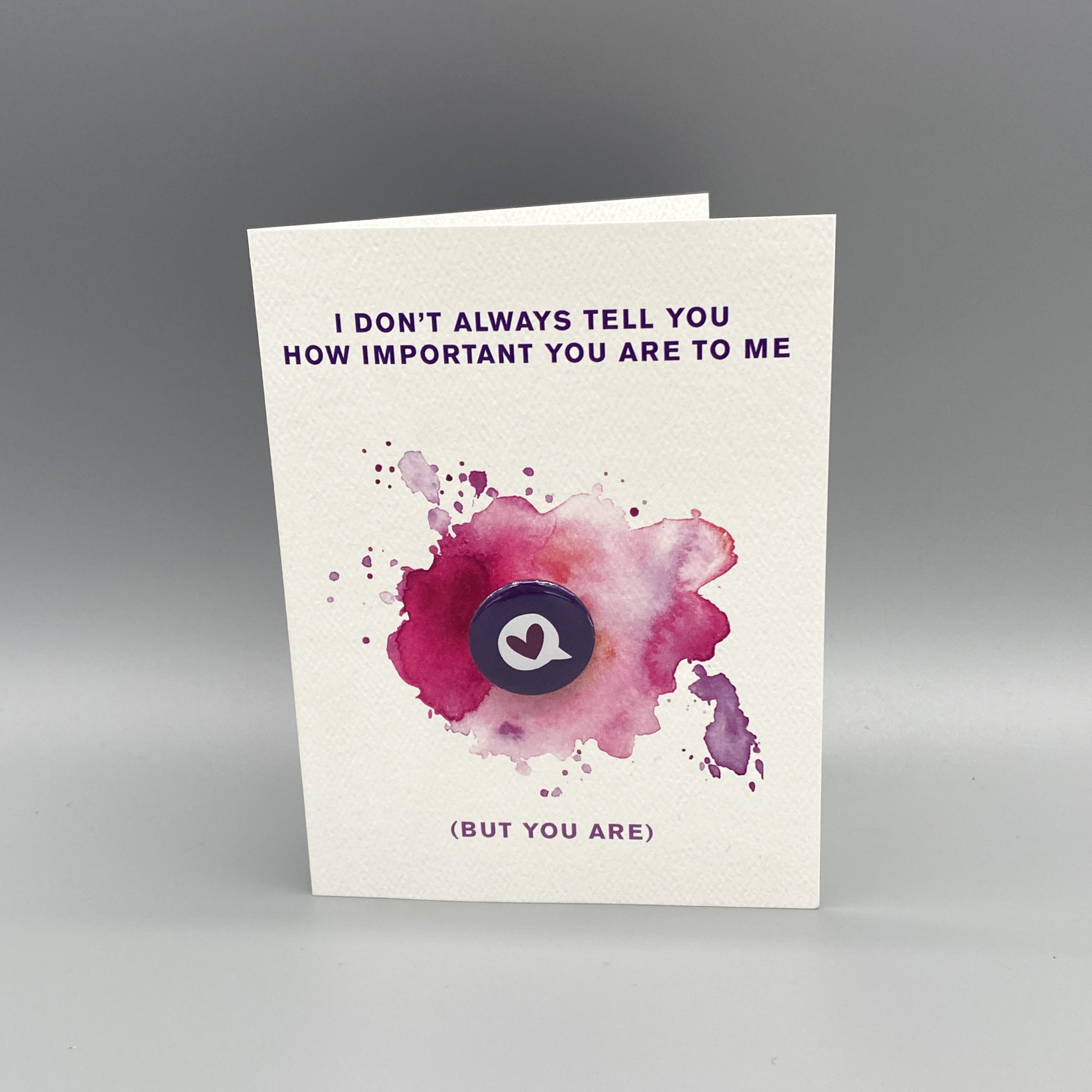Important button card - Kelly O'Dell Stanley Kelly O'Dell Stanley
