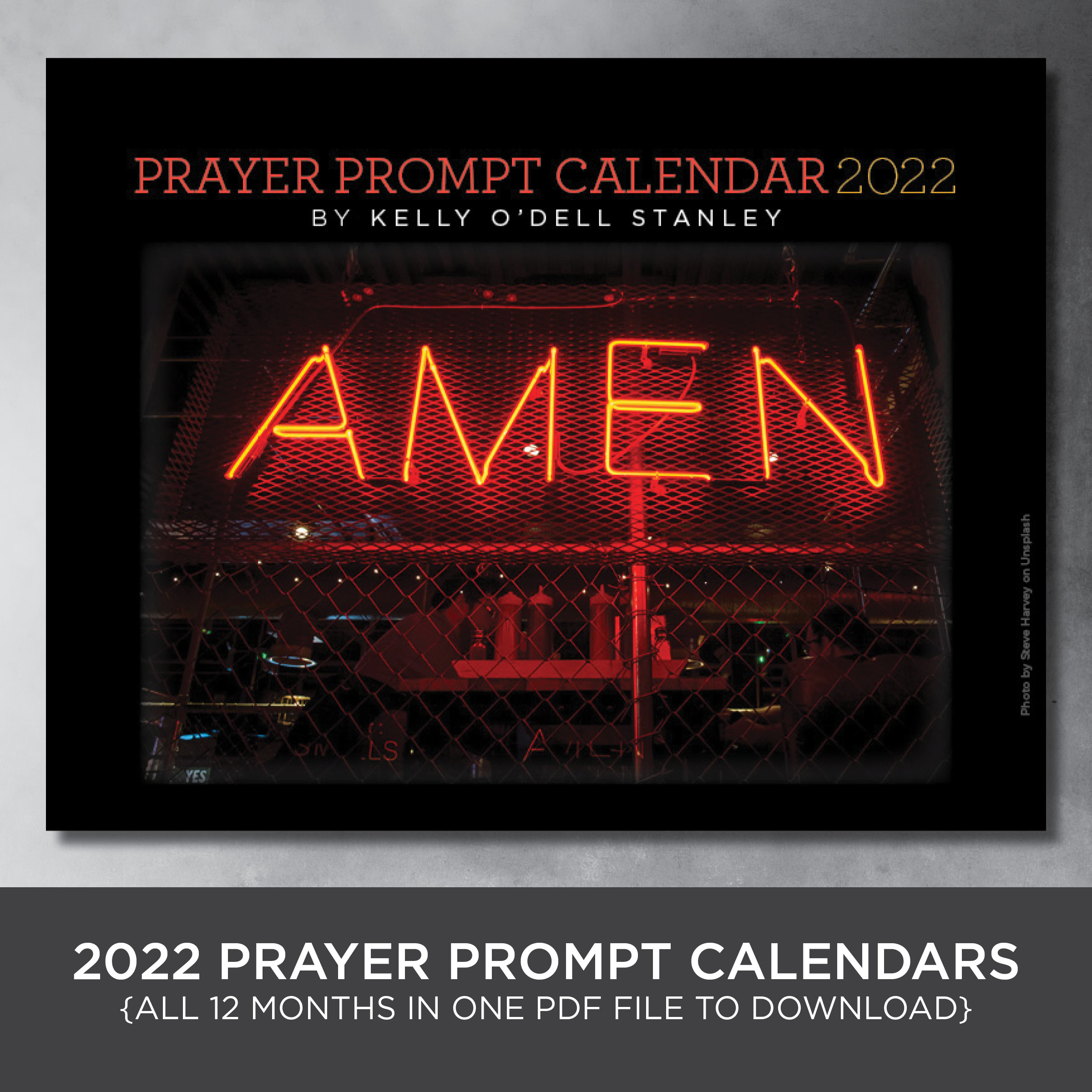 2022 Prayer Prompt Calendars [digital download] - Kelly O'Dell Stanley ...